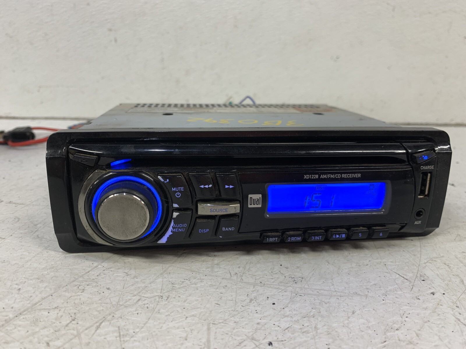 Dual Electronics Dual XD1228 Single DIN Radio Stereo CD Player | USB ...
