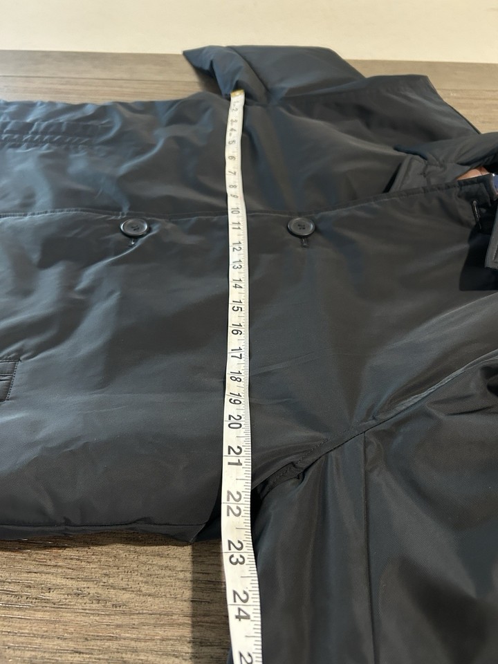 Robert Graham Lightly Padded Car Coat Black RGF24R39 Men's Size Medium ...