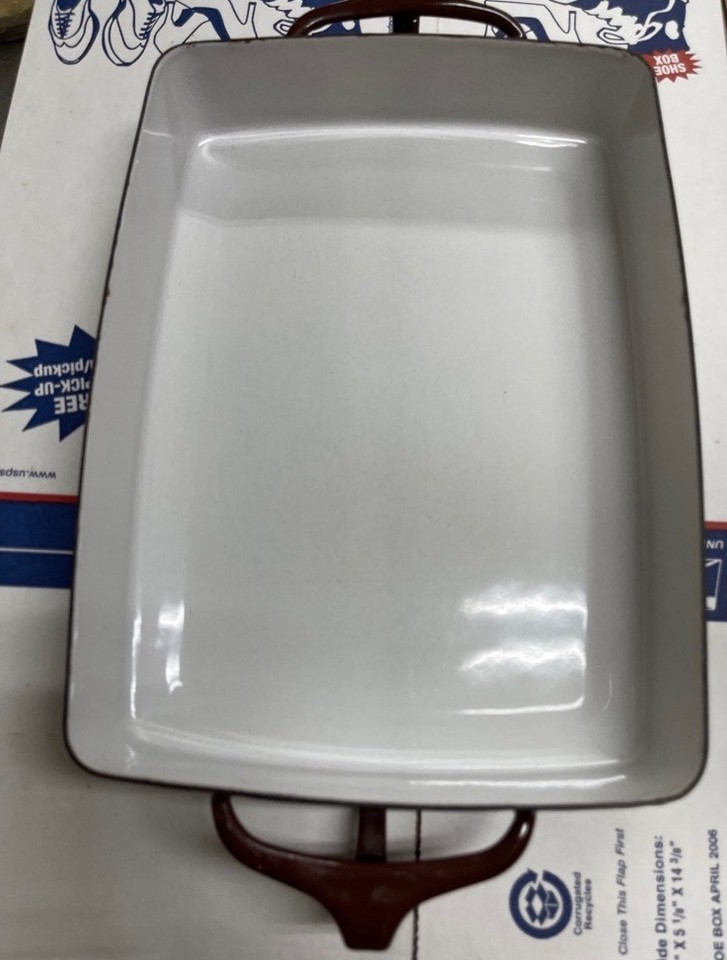 Vintage DANSK Baking Pan Rectangular 10.5 x 7.5 x 1 3/4 Brown ...