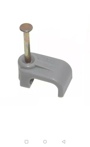 Schneider Electric Tower T&E Twin & Earth Cable Clips Flat Grey 2.5mm x ...