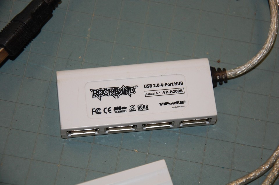 Rock Band Game Dongle USB 2.0 Adapter VP-H209B 4 Port Hub - Lot of 4 | eBay