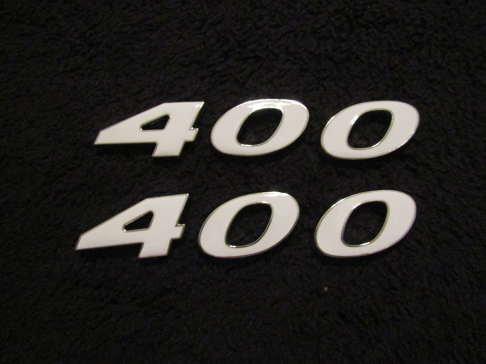 CHEVROLET 400 ENGINE ID FENDER HOOD SCOOP QUARTER PANEL TRUNK EMBLEMS ...