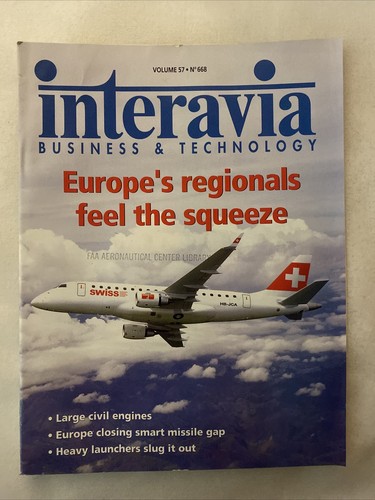 2002 November/December Interavia Business & Technology Magazine (CP250 ...