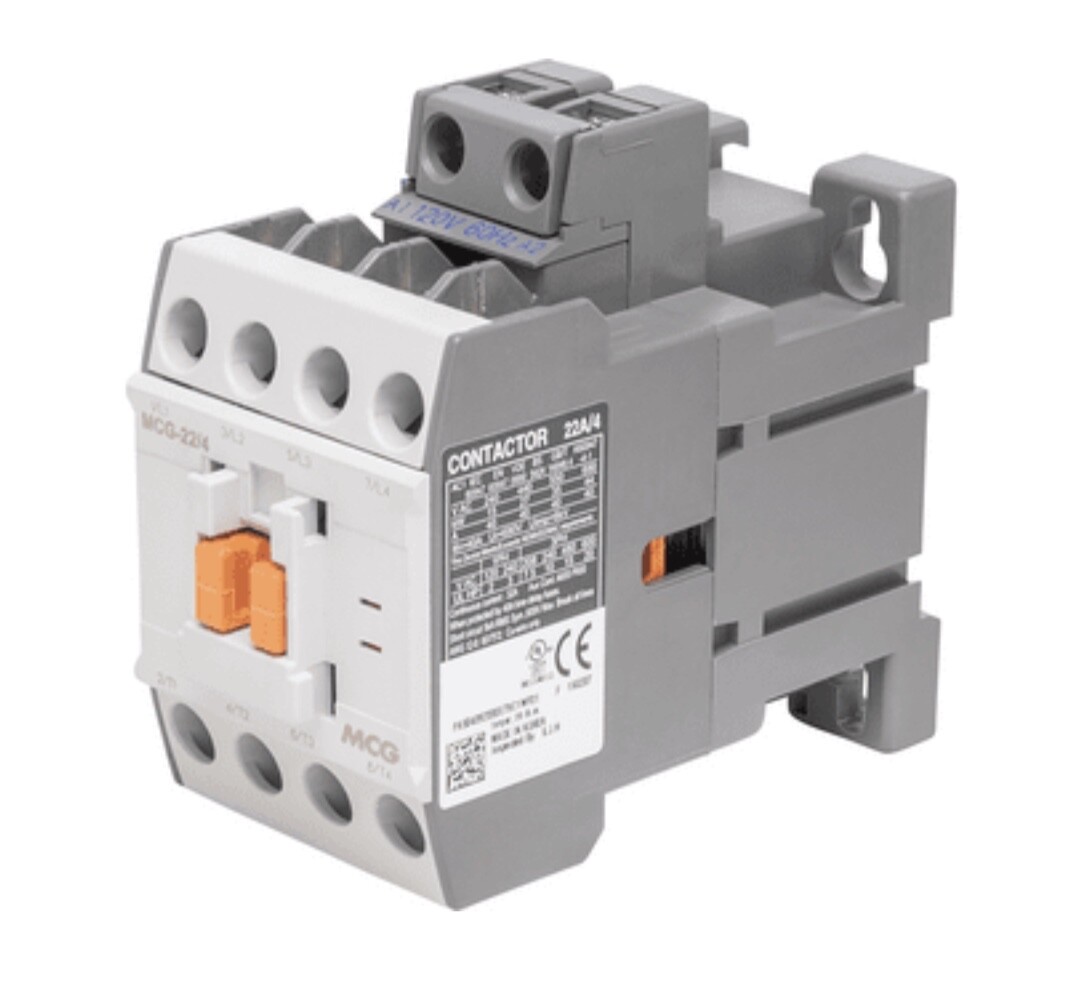 MCG-USA MCG-22/4P-120V Magnetic Contactor for operating low voltage ...