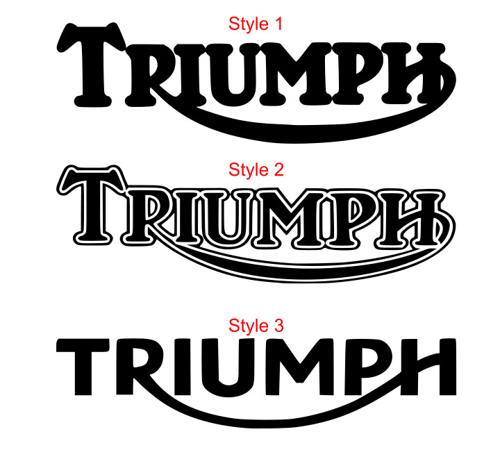 Triumph Motorcycle Logo Font