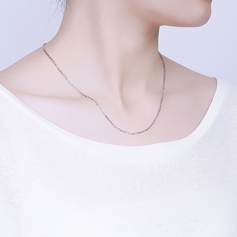 Genuine Pure Solid 925 Sterling Silver Flash Chain Necklace All Sizes ...