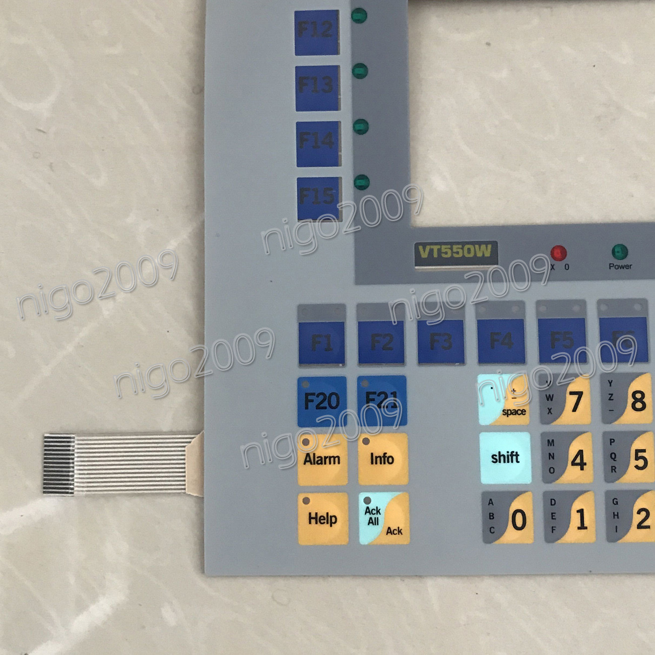 for ESA VT550 VT550W VT5500000 Membrane Keypad Operation Panel 1 Year ...