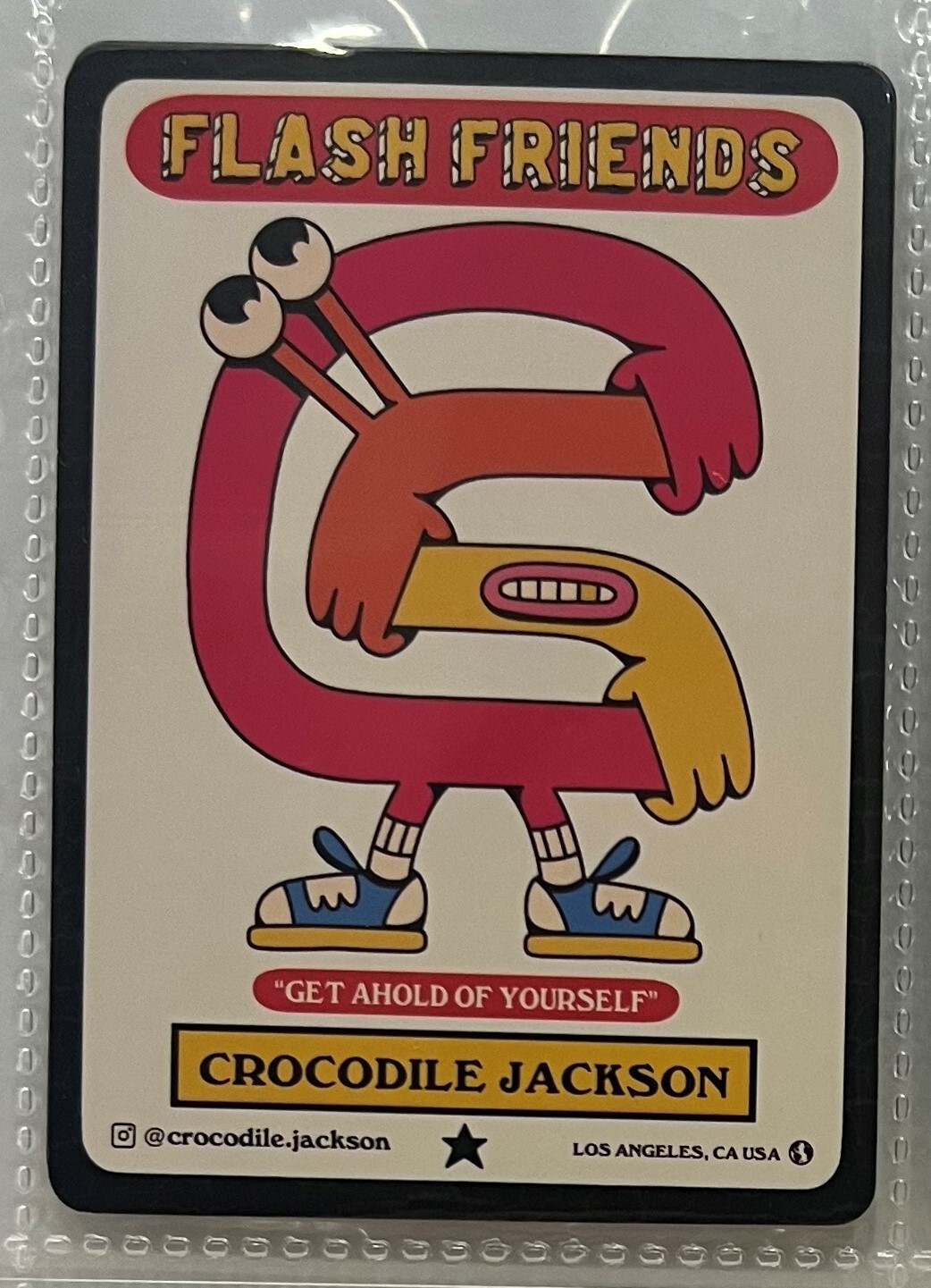 Flash Friends cards by Crocodile Jackson Tattoos GET AHOLD OF YOURSELF ...