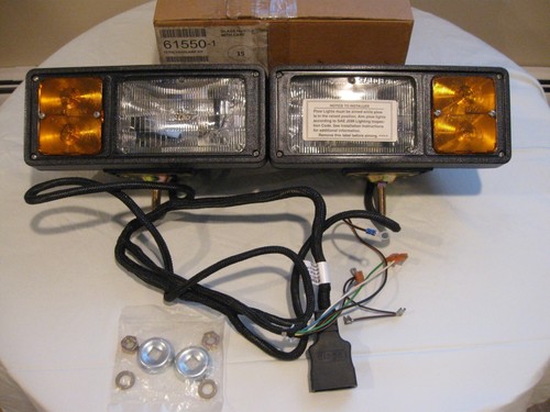 WESTERN FISHER OEM 12-PIN STRAIGHT PLOW LIGHTS & HARNESS FOR RELAY-TYPE ...