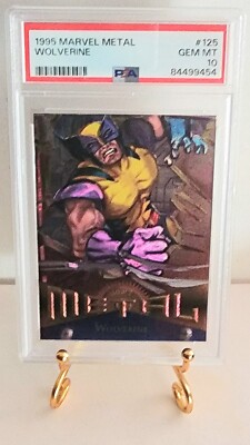 1995 Marvel Metal Wolverine PSA 10 #125 | eBay