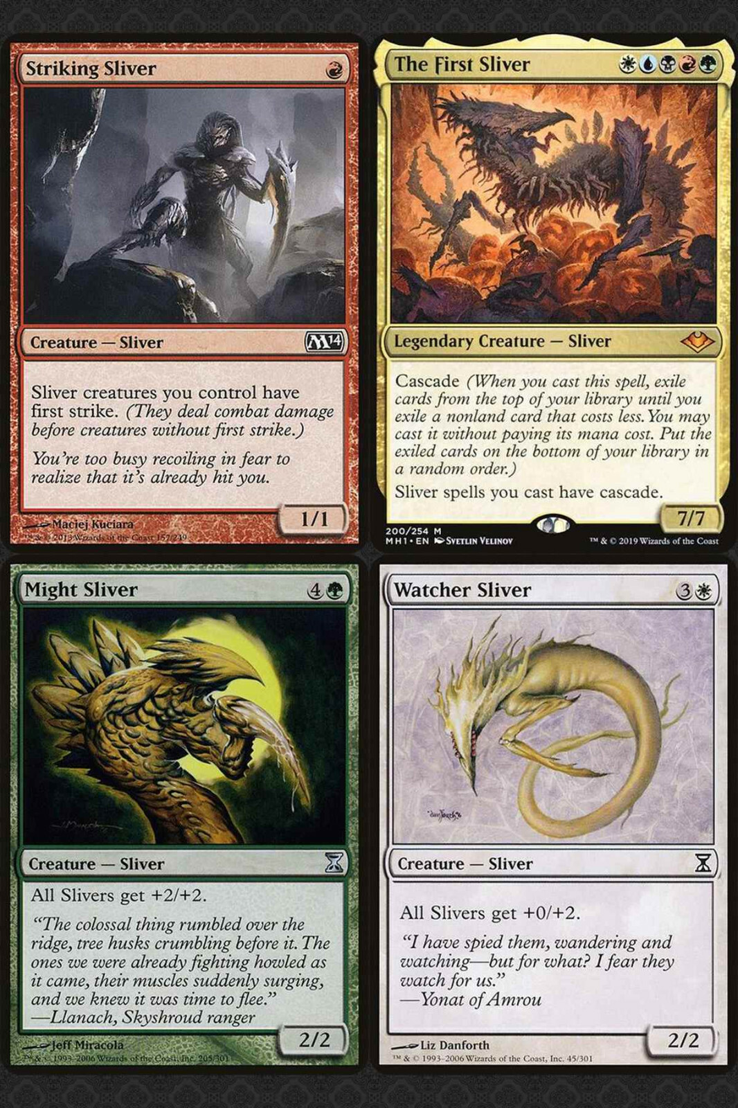 SLIVER Ultimate Edition Commander Deck Magic MTG EDH Sliver Overlord ...