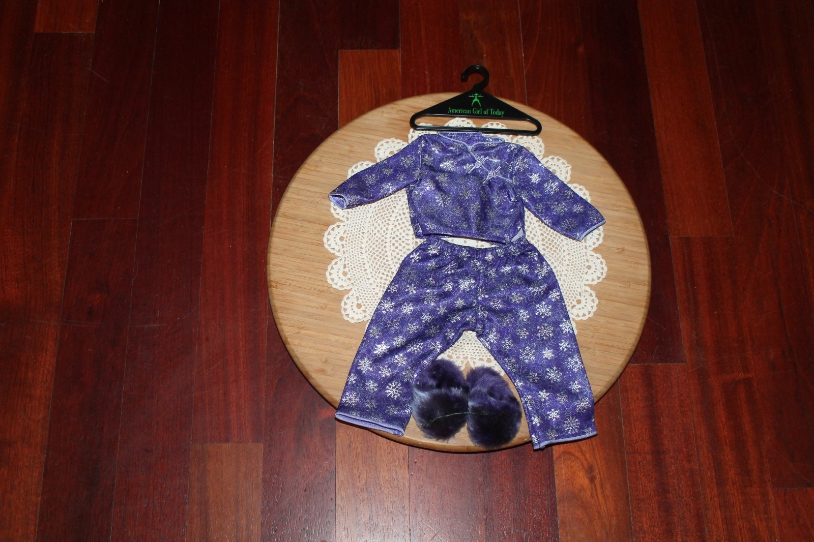American Girl Doll of Today Retired Purple Snowflake Pajamas, EUC! | eBay