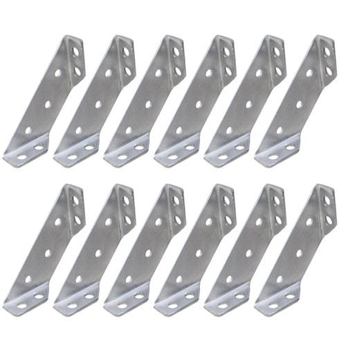 20 Pcs Right Angle Support Frame Bracket Furniture Corner Connector | eBay