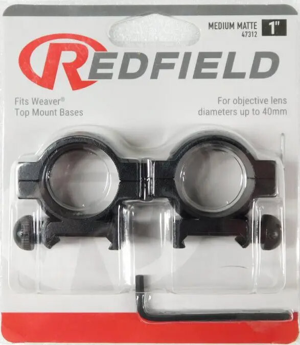 REDFIELD Medium Height Scope Ring Set for 1" tubes New | eBay