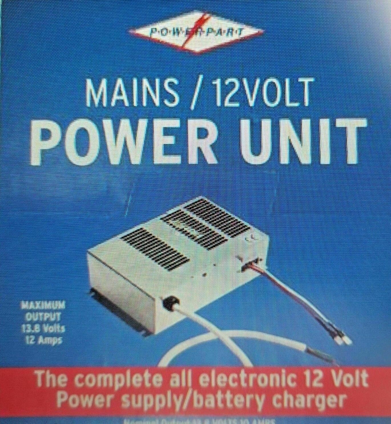 Caravan Mains 12v volt Power Supply & Battery Charger 10Amp PS167-13.8 ...