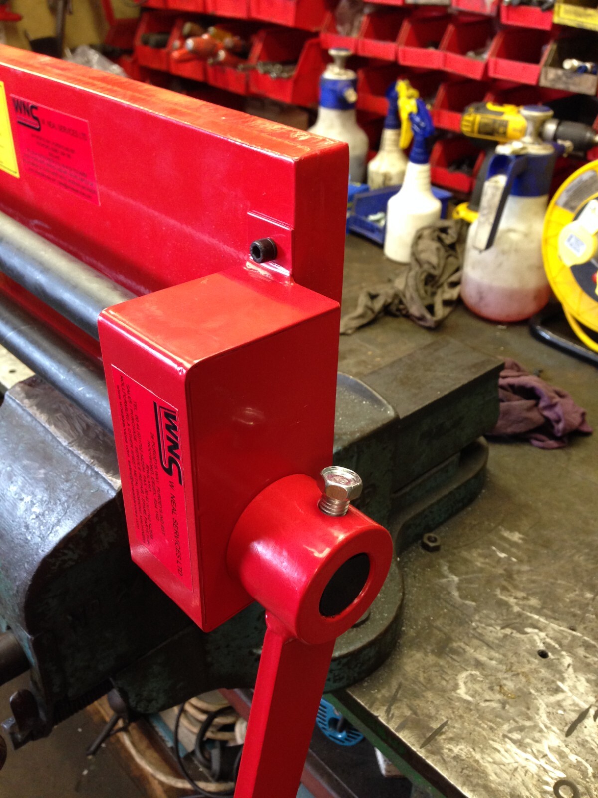 WNS HEAVY DUTY Bead Roller Former Swager Swaging 464mm 7 Roll Sets 1 ...