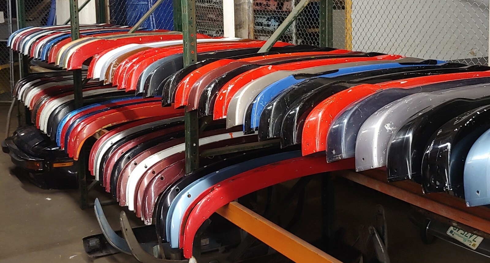 NICE USED ORIGINAL GENUINE PORSCHE 911 SC FRONT BUMPER BEAM W/O WASHERS ...