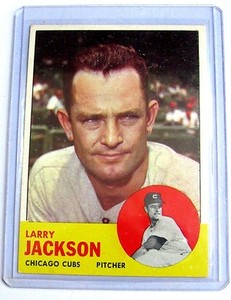 LARRY JACKSON 1963 CHICAGO CUBS TOPPS CARD #95 BC#79 JM | eBay