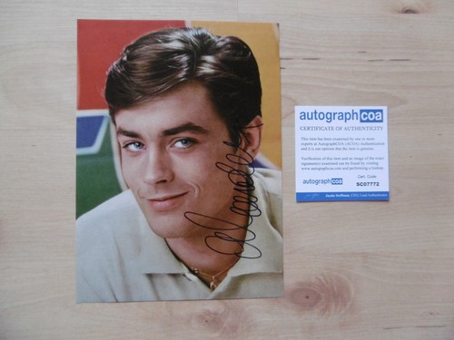 Alain Delon Original Autogramm signed 16x22 Magazinbild ACOA | eBay.de