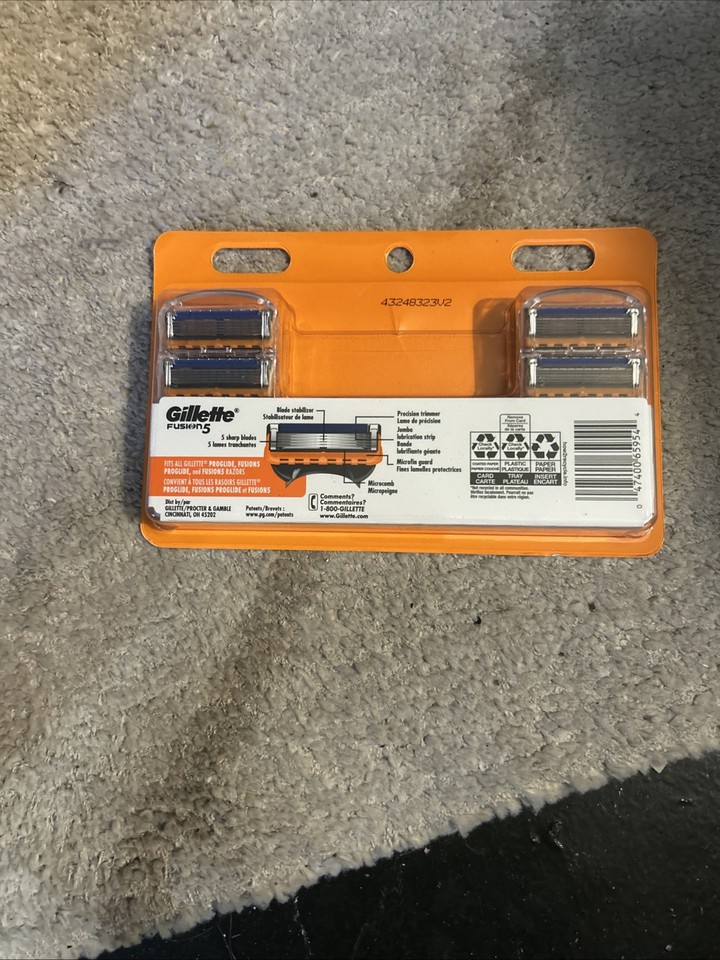 Gillette Fusion5 Men Razor Blade Refills 12 Count | eBay