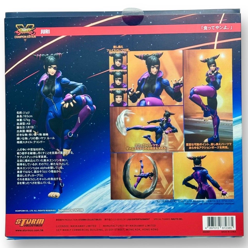 Storm Collectibles Street Fighter V Champion Edition Action Figure Juri ...