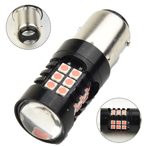 Brilliant Red 1157 LED Strobe Flashing Bulbs Perfect for Brake and Stop ...