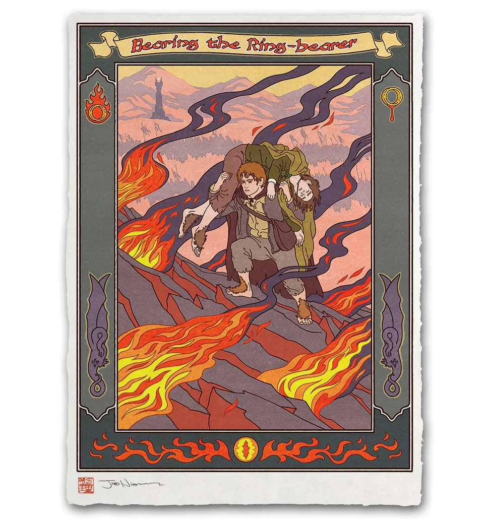 Lord Of The Rings Frodo And Sam Mount Doom