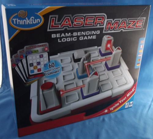 Think Fun Laser Maze Beam Bending Logic Game 100% Complete!! | eBay