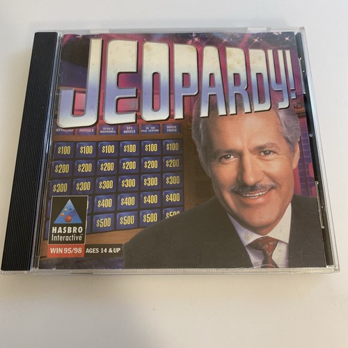 JEOPARDY Hasbro Interactive (CD-ROM 1998) Alex Trebek. WIN 95/98 h2999 ...