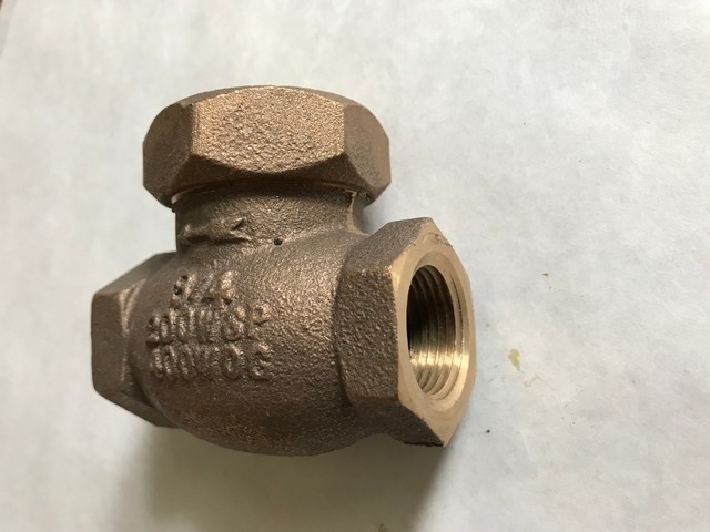 3/4" United Brass Randleman Spring Lift Check Valve Steam Boiler 200wsp ...