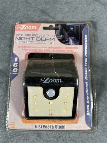 1 Zoom Solar Power Night Beam 160 LUMENS Stick Anywhere! | eBay