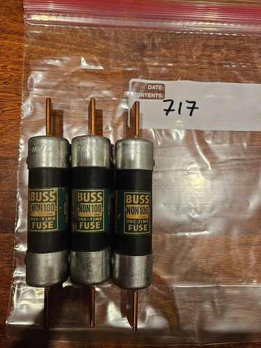 Bussmann Buss NON-100 One-Time Fuse 100A 250V 100 Amp - one piece | eBay