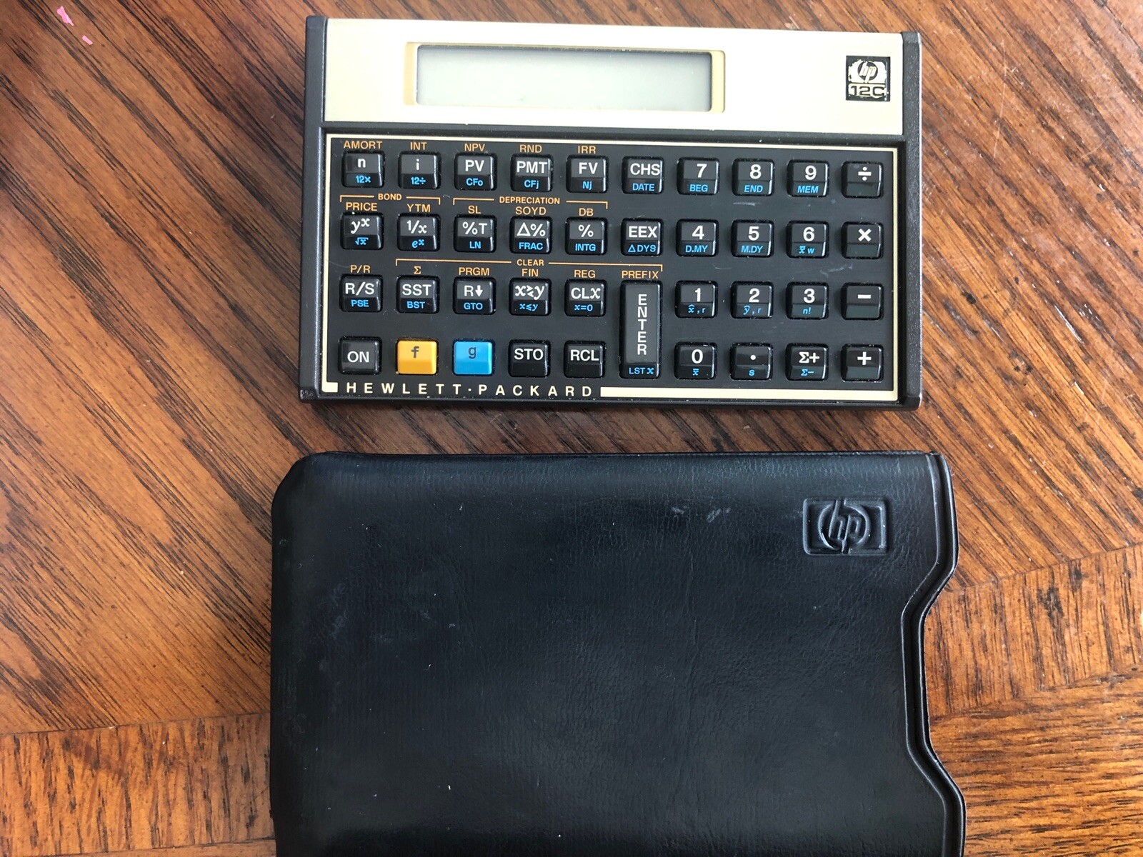 HP 12C financial calculator +case (needs Batteries) | eBay