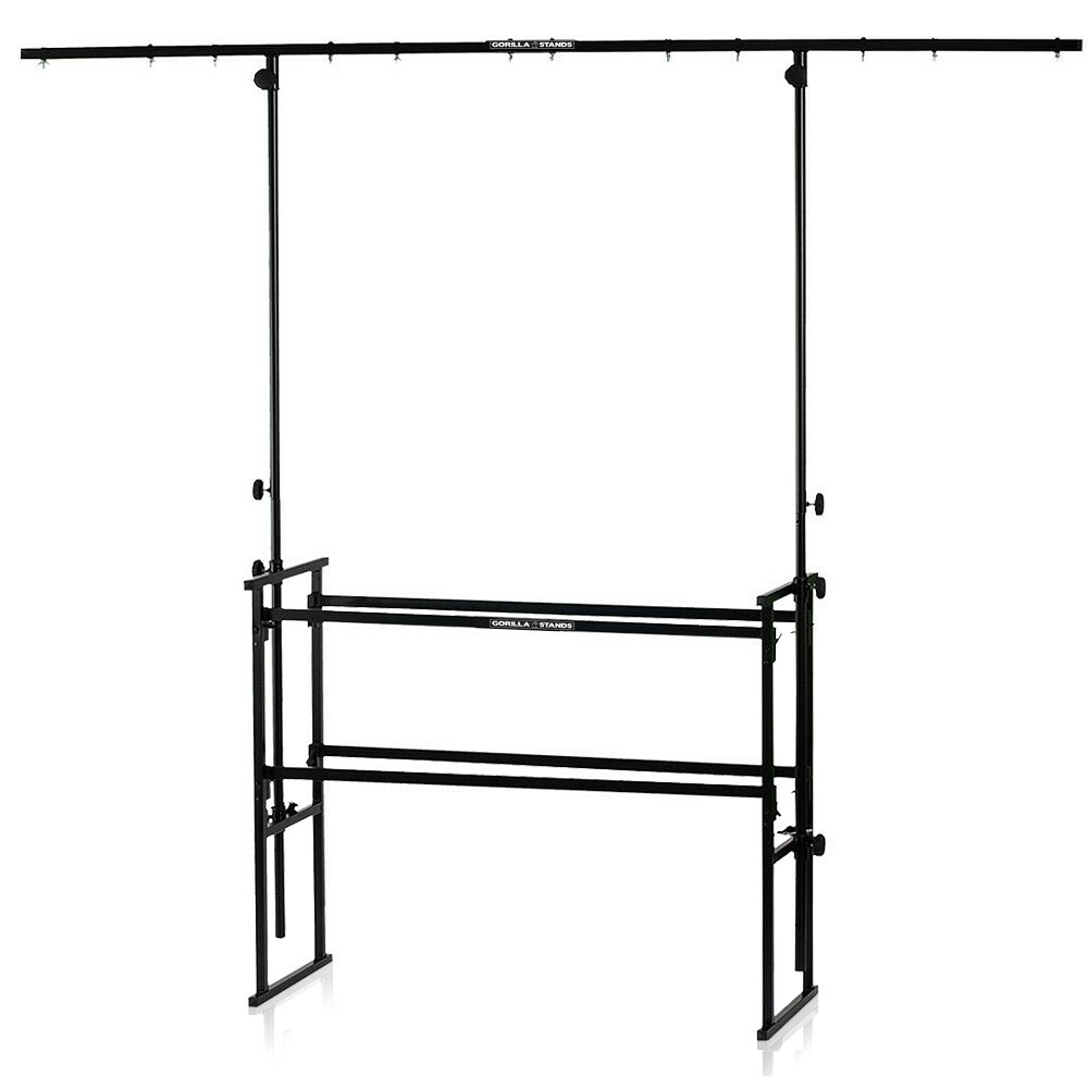 Gorilla GDS-4 4ft Complete Portable DJ All-in-One Disco Stand Booth ...