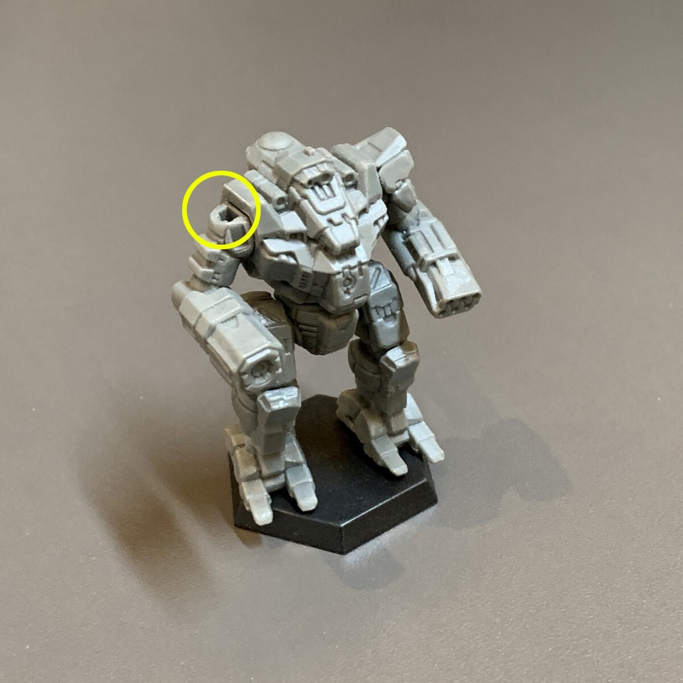 Lot 2 Pcs Battletech Mercenaries Kickstarter - Catalyst Game figures ...