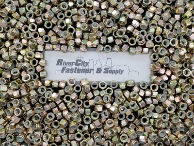 (5) 7/16-14 Coarse Thread Grade 8 Nylon Insert Hex Lock Stop Nut Yellow ...