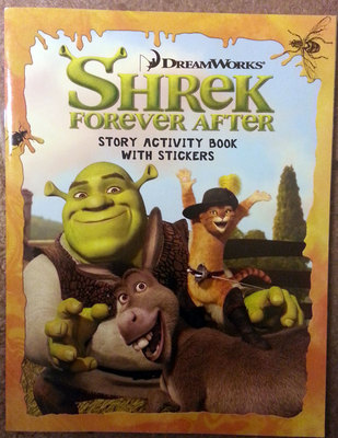 Shrek Forever After sticker book RARE UNUSED | eBay