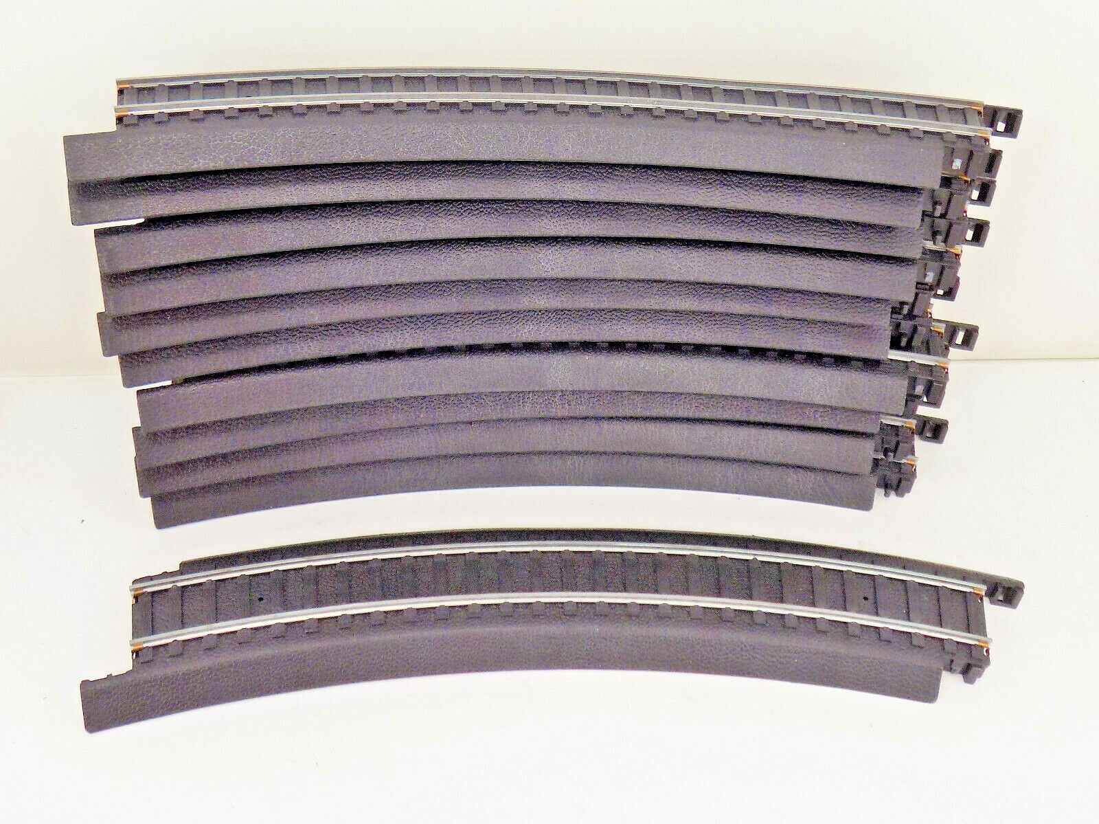 HO SCALE LIFE-LIKE TRACK LOT OF (11) PCS SILVER RAIL ACCESSORIES PARTS ...