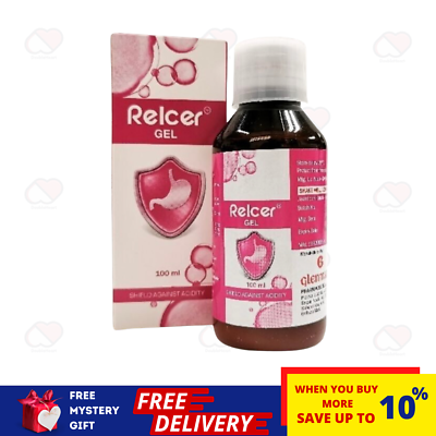 2 X RELCER GEL Recommended for Gastric or Acid Reflux 100ML FREE ...