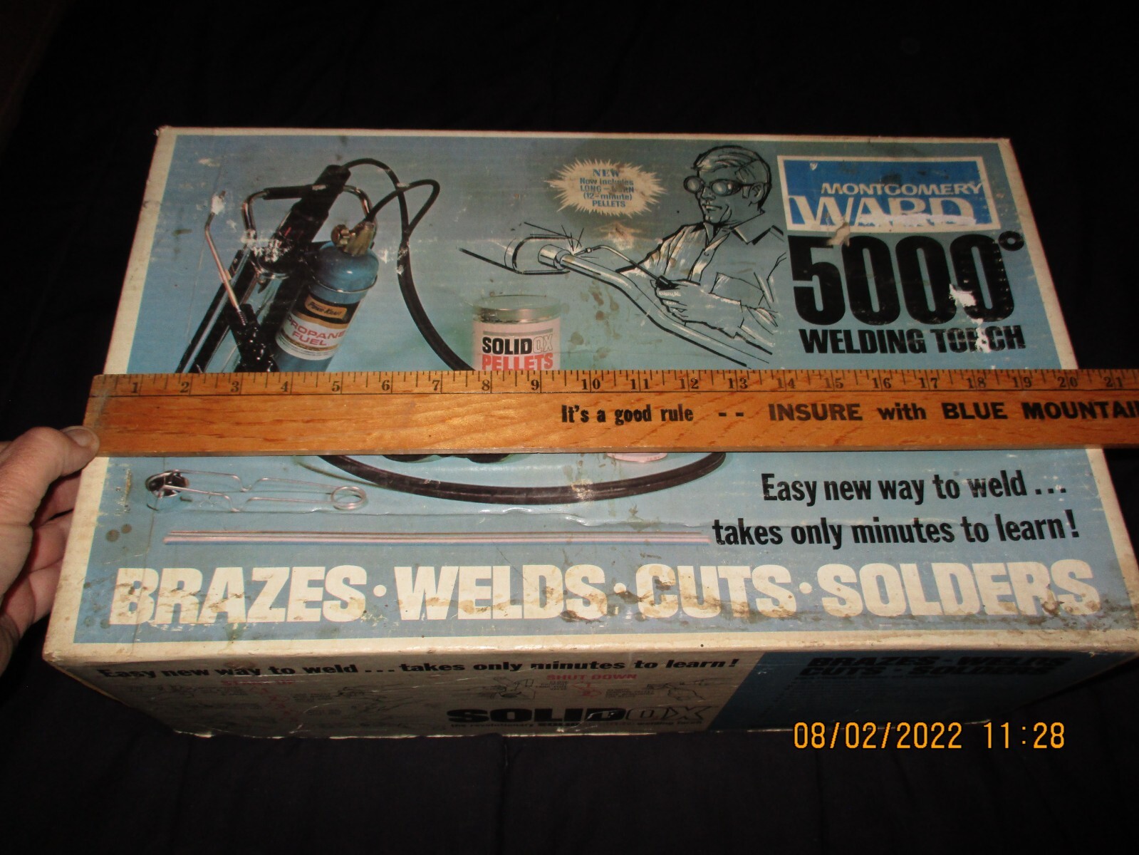 MONTGOMERY WARD 5000 DEGREE WELDING TORCH - SOLID OX/PROPANE SET , 1973 ...