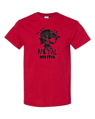Printed Graphic T-Shirt Metal Militia | eBay
