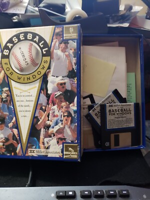 APBA Baseball For Windows 3.1 Disk Lot 3.5" 5 Disks and 55 and 60 stats ...