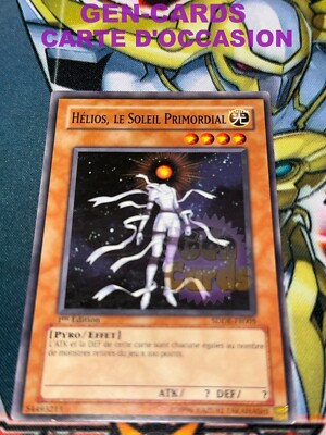 OCCASION Carte Yu Gi Oh HELIOS, LE SOLEIL PRIMORDIAL SDDE-FR005 1ère ...
