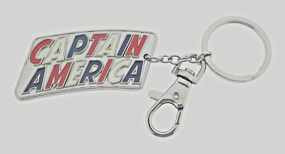 Captain America Men Women Keychain New Cosplay Halloween Marvel Comic ...