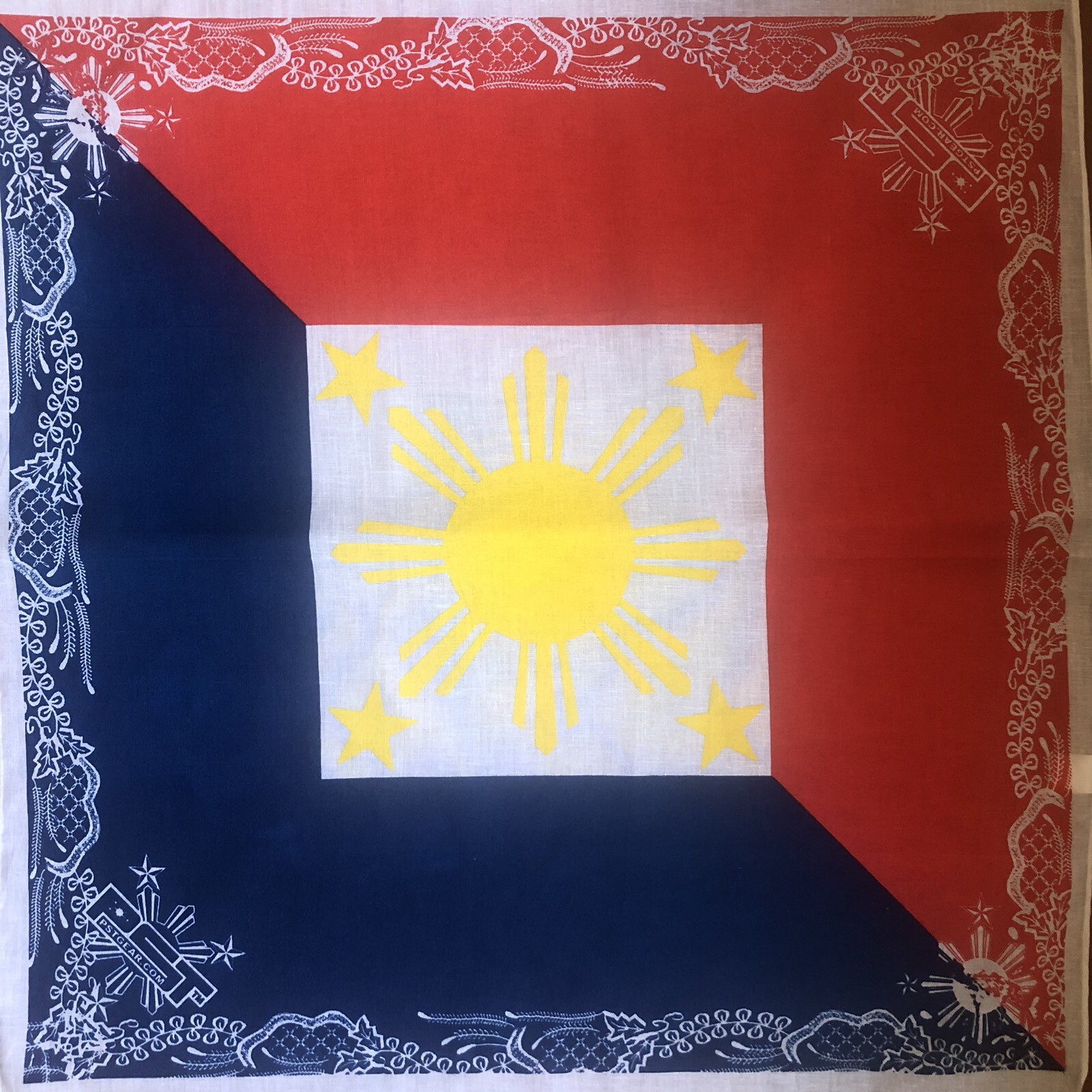 Filipino Panalo EzMIL Flag bandana Philippines Pinoy Pinay 3 stars And ...
