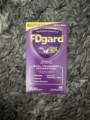 FDgard® for Functional Dyspepsia (Recurring Indigestion), 36 Capsules ...