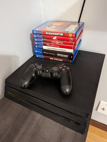 Sony PS4 (PlayStation 4) Pro 500GB with Controller and PS4 Games | eBay