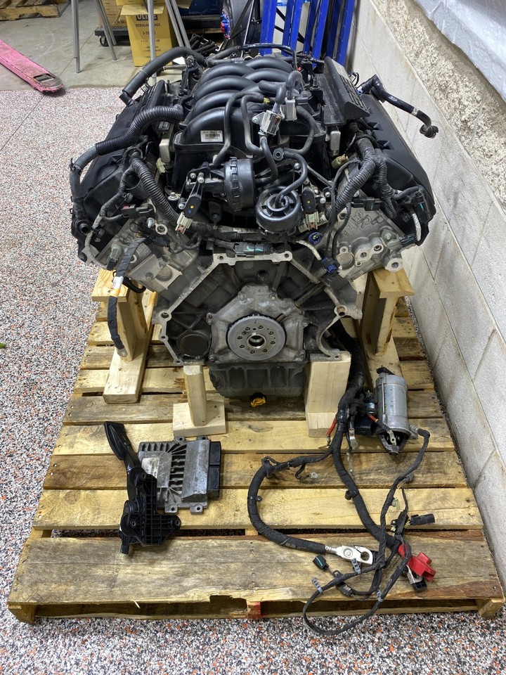 2016 FORD MUSTANG GT350 5.2L VOODOO FLAT PLANE CRANK ENGINE MOTOR ...