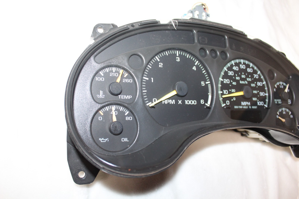 98-04 Chevy s10 BLAZER Gmc SONOMA Instrument Cluster SPEEDOMETER Gauges ...