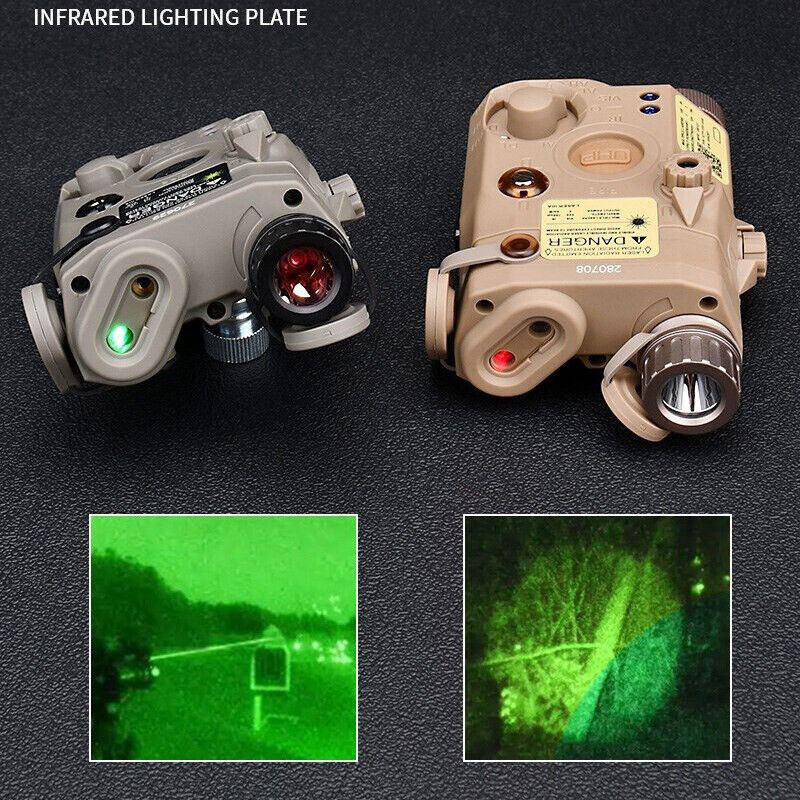 Tactical PEQ 15 IR Illuminator Red Green Blue IR Laser Aiming Sight ...
